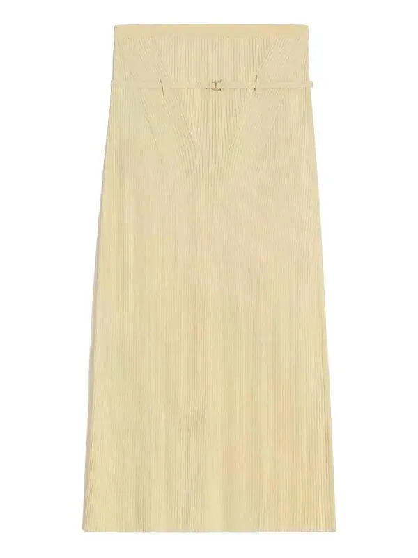 Apparis Judd Ribbed Skirt - Neutrals