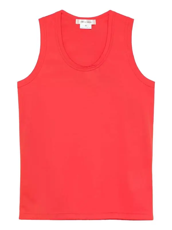 Comme Des Garçons Jersey Tank Top - Red