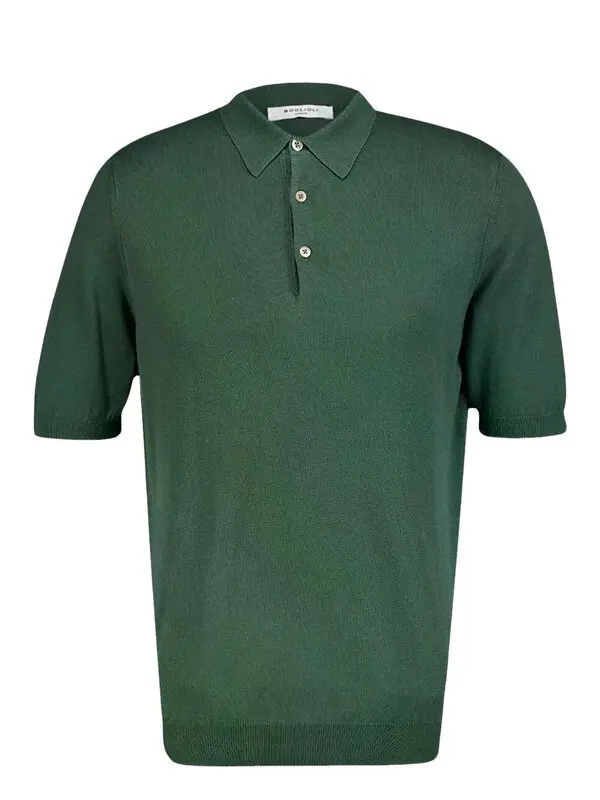 Boglioli Cotton Polo Shirt - Green