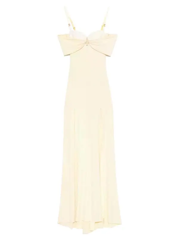 Elisabetta Franchi Bustier Gown - Yellow