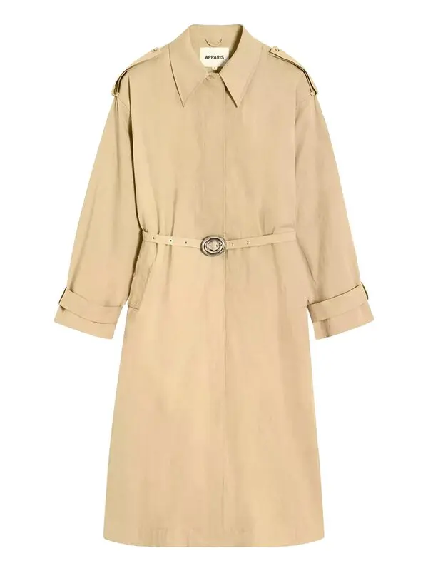 Apparis Ozzy Trench Coat - Neutrals