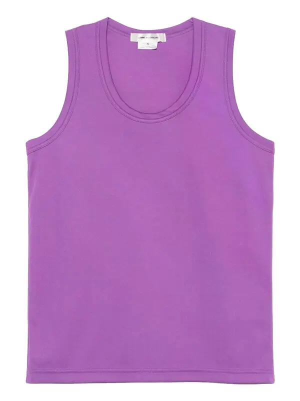 Comme Des Garçons Jersey Tank Top - Purple