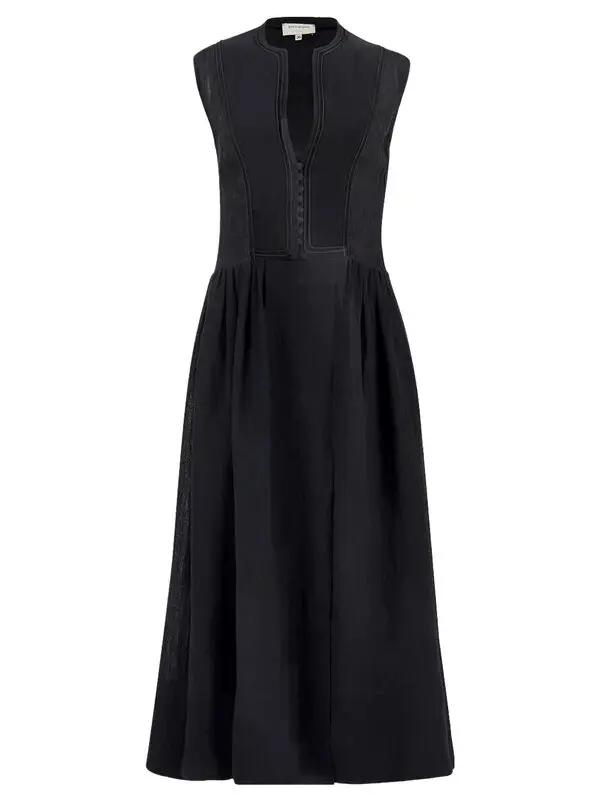 Zeus+dione Fermeli Midi Dress - Black