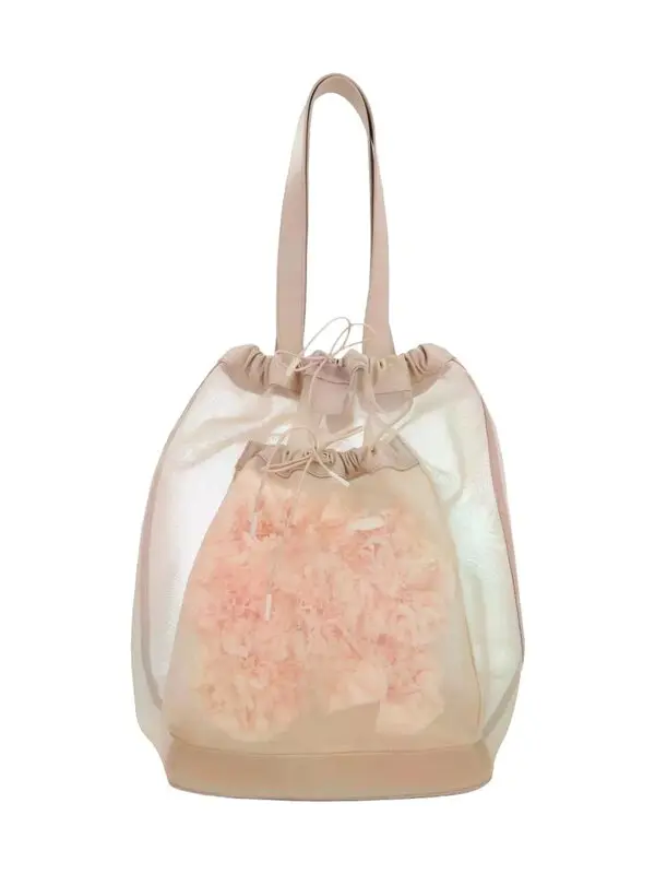 Simone Rocha Mesh Tote Bag - Neutrals