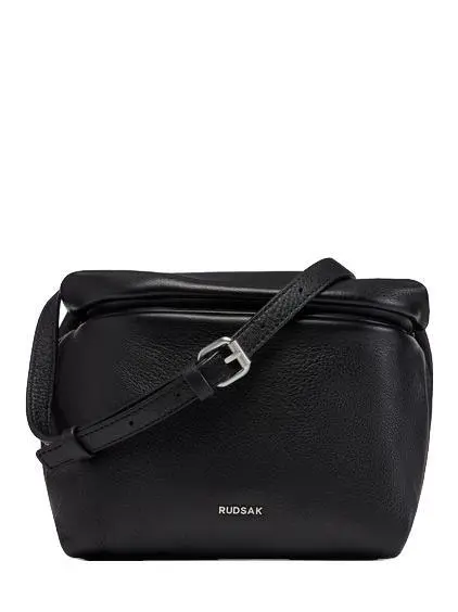 Rudsak Pebbled Leather Crossbody Bag - Black