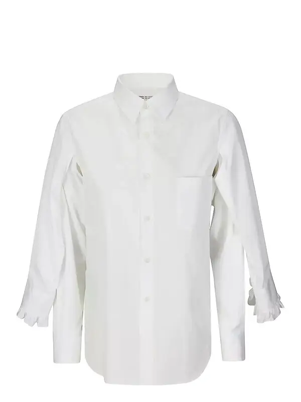 Comme Des Garçons Cotton Shirt - White