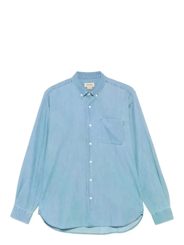 Woolrich Cotton Shirt - Blue