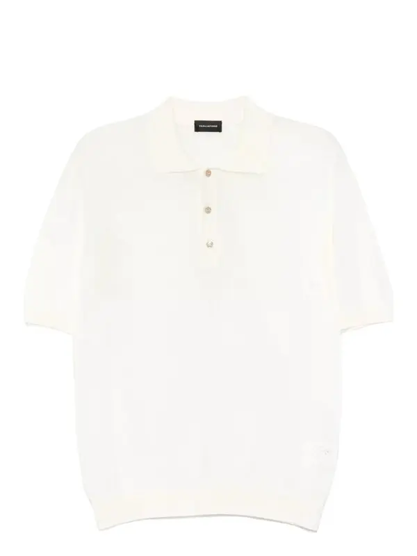 Tagliatore Knitted Polo Shirt - Neutrals