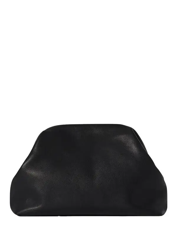 THE ROW Mira Clutch - Black