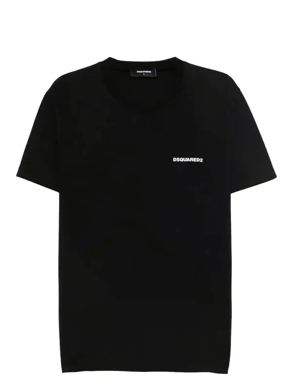 Dsquared2 Rubber Logo T-shirt - Black