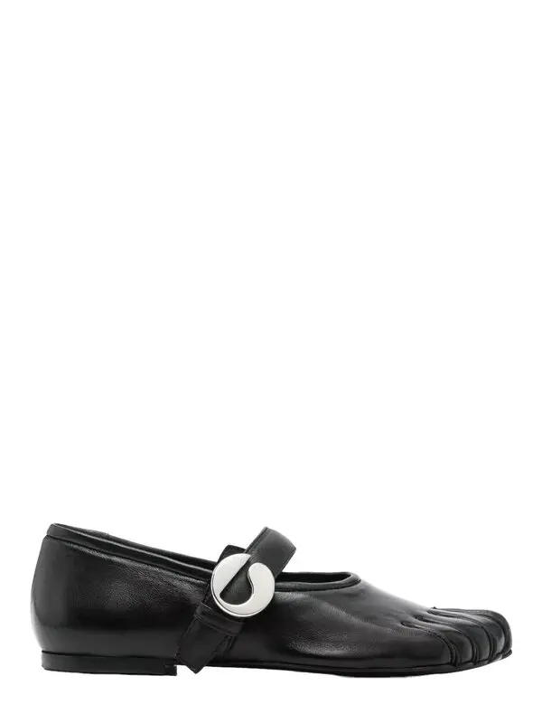 Coperni Five-toe Ballerina Flats - Black
