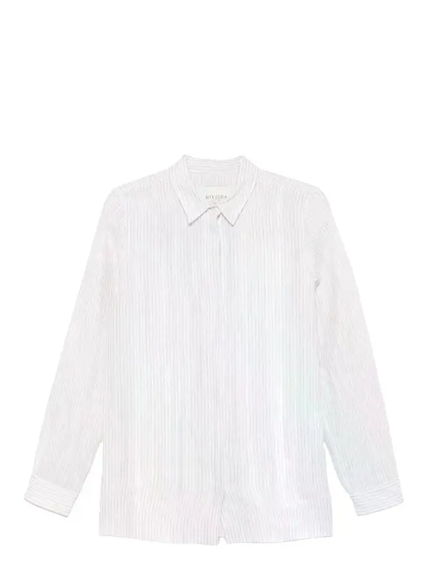 RIVIERA Striped Shirt - Neutrals