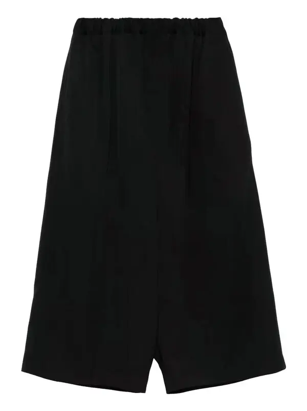 Comme Des Garçons Drop-crotch Trousers - Black