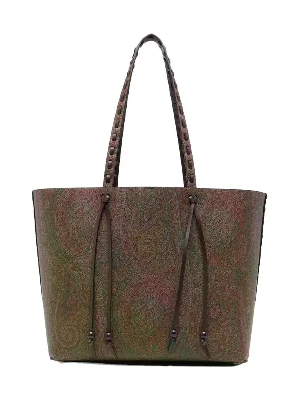 Etro Paisley-jacquard Shoulder Bag - Brown