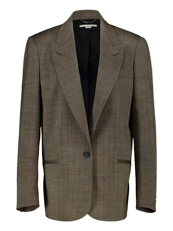 Stella McCartney Wool Single-breasted Blazer - Brown