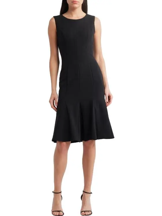 Black Halo Kashton Sleeveless Sheath Dress - Black