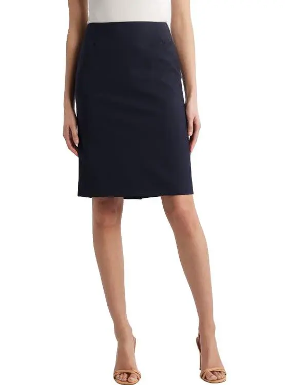 BOSS Vileah Wool Pencil Skirt - Black