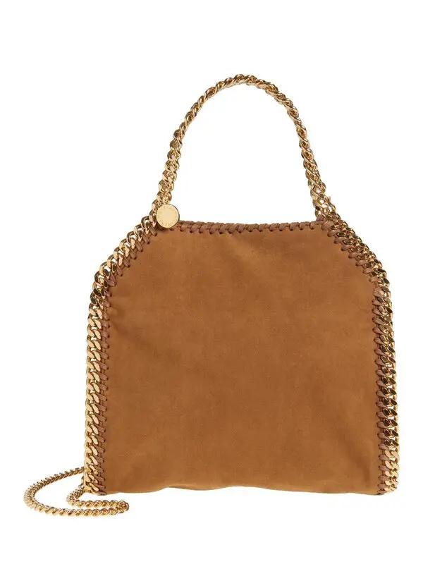 Stella McCartney Mini Falabella Crossbody Bag - Brandy