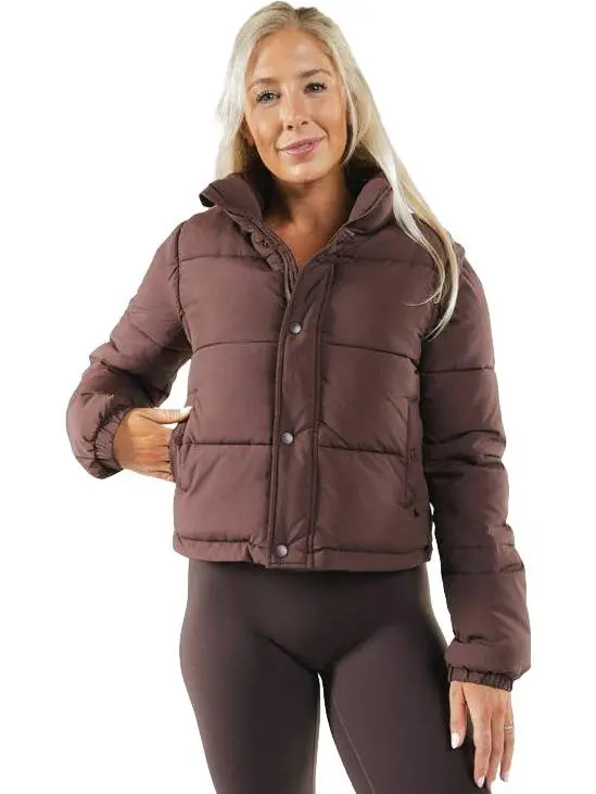 VITALITY Convertible Puffer - Cocoa