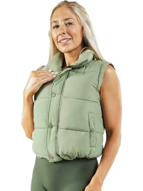 VITALITY Convertible Puffer - Matcha