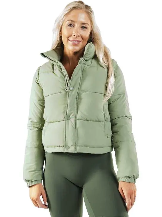 VITALITY Convertible Puffer - Matcha