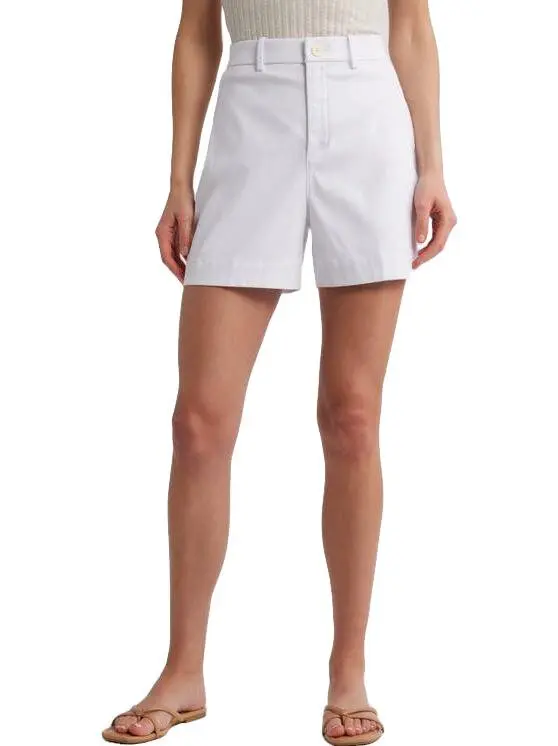 Spanx Super Smooth™ Stretch Twill Shorts - Classic White