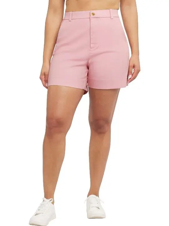 Spanx Super Smooth™ Stretch Twill Shorts - Fleur