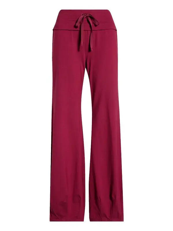 Free People Quick Step Drawstring Flare Pants - Brick