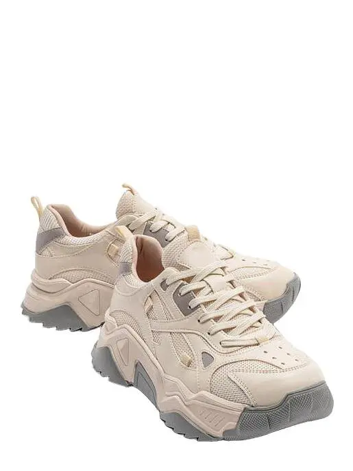 PROLOGUE SHOES Loretta Platform Sneakers - Ecru
