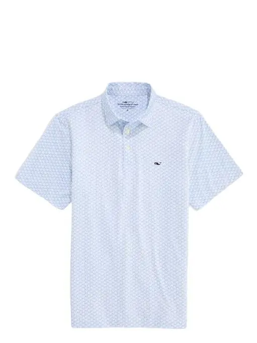 Vineyard Vines Sankaty Performance Polo - Redfish Micro