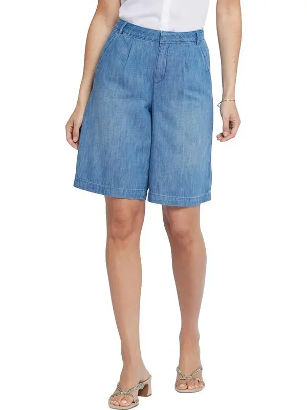 NYDJ Relaxed Denim Bermuda Shorts - Corfu