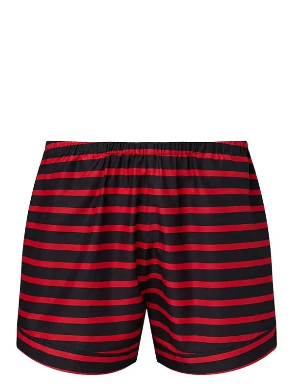 WeWoreWhat Pull On Beach Short - Tr Red/dk Navy