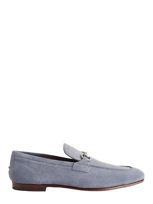 Gucci Jordaan Horsebit-embellished Loafers - Foggy Grey