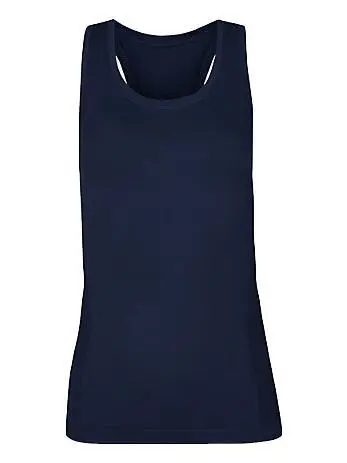 Sweaty Betty Athlete Seamless Tank Top - Navy Blue