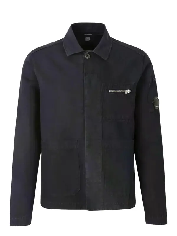 C.P. COMPANY Twill Shirt Jacket - Blue