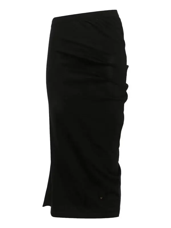 Moschino Asymmetric Midi Dress - Black