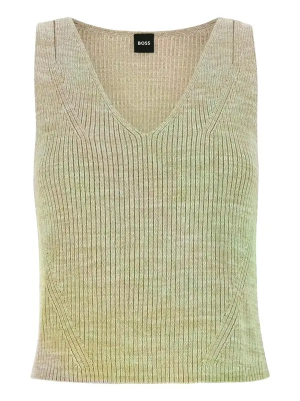BOSS Mélange-effect Tank - Neutrals