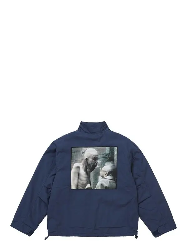 Supreme Aphex Twin Alpha Industries Cargo Jacket - Navy Blue
