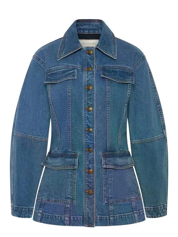 Rebecca Vallance Aviator Jacket - Blue