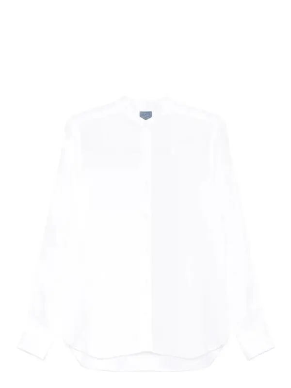BARBA NAPOLI Linen Shirt - White