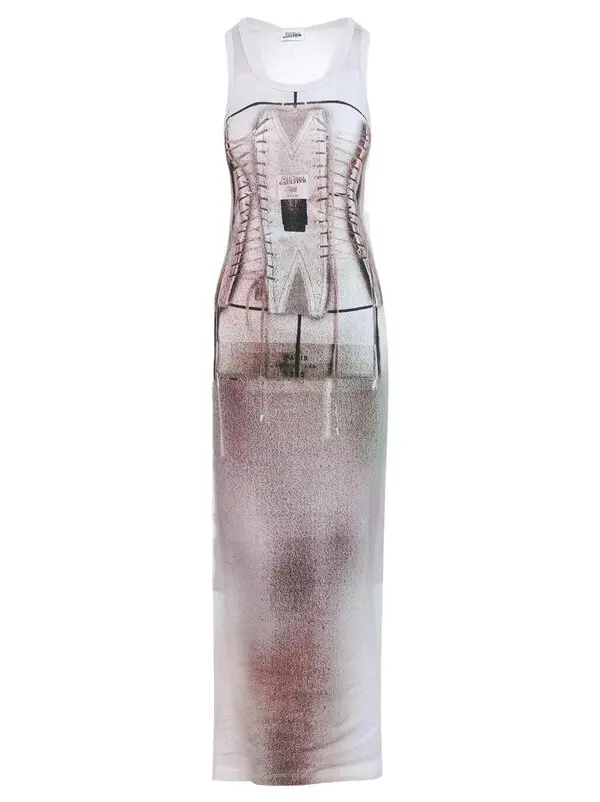Jean Paul Gaultier Corset Dress - White