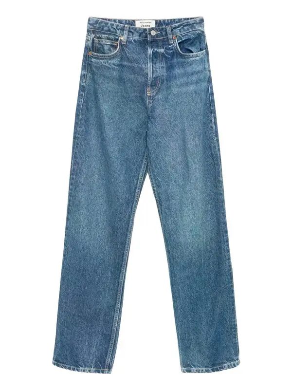 REFORMATION Cynthia Straight-leg Jeans - Blue