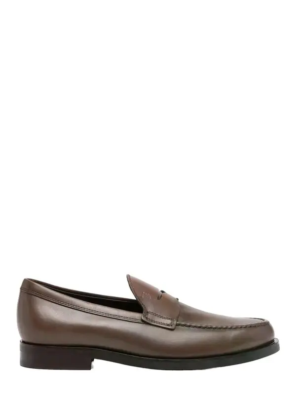 TOD'S Leather Loafers - Brown