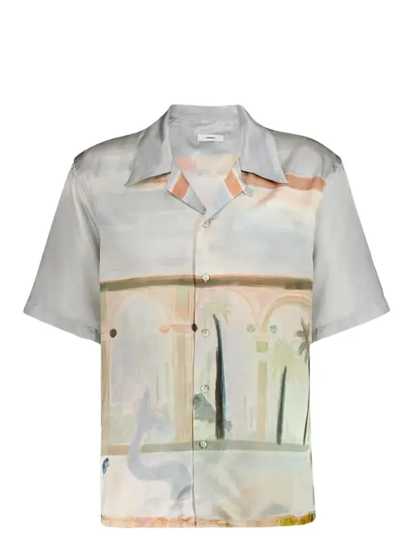 Commas Abstract-pattern Shirt - Neutrals
