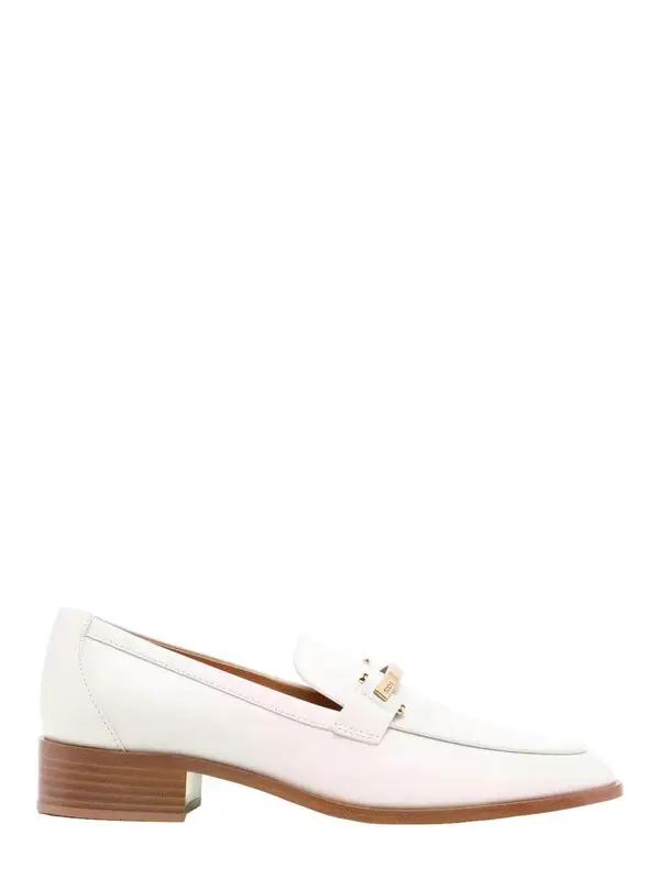 TOD'S Leather Loafers - White