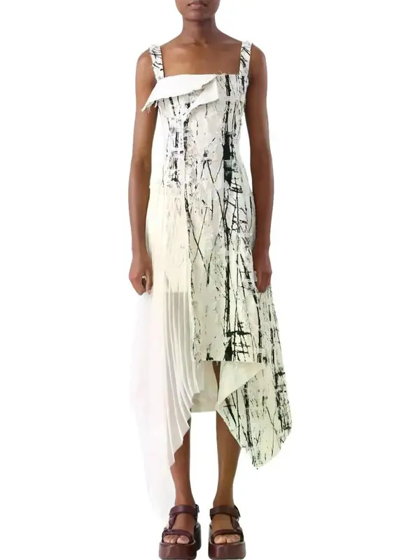 JASON WU Jacquard Asymmetric Dress - White