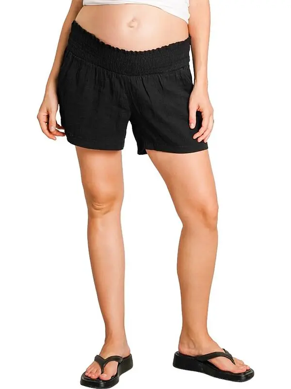 NOM MATERNITY Easy Shorts - Black
