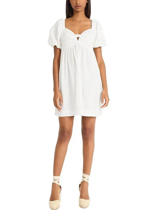 THE GOOD JOURNEY Short Poplin Dress - Ivory