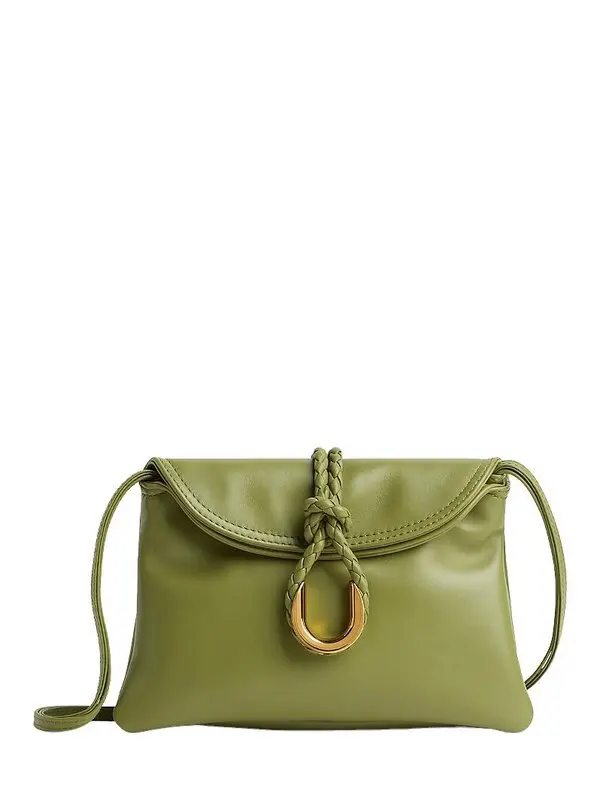 Bottega Veneta Baby Liberta Crossbody - Ecru/matcha/brass