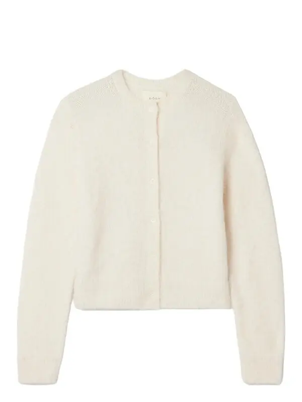 DÔEN Lilette Alpaca-blend Cardigan - Neutrals